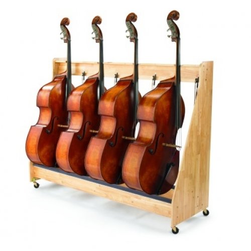 4 Unit Stringed Instrument Portable Bass Rack from Wenger