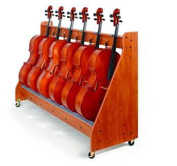 6 Unit Portable Storage Cello Rack from Wenger