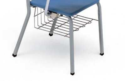 Under Chair Mounted Music Chair Book Rack from Wenger